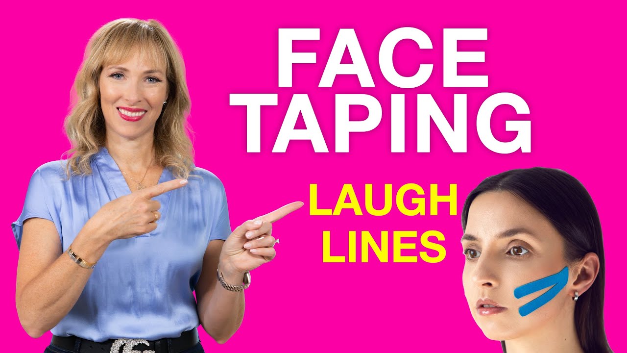 Face Taping for Smile Lines | Nasolabial Folds | Dr. Janine - YouTube