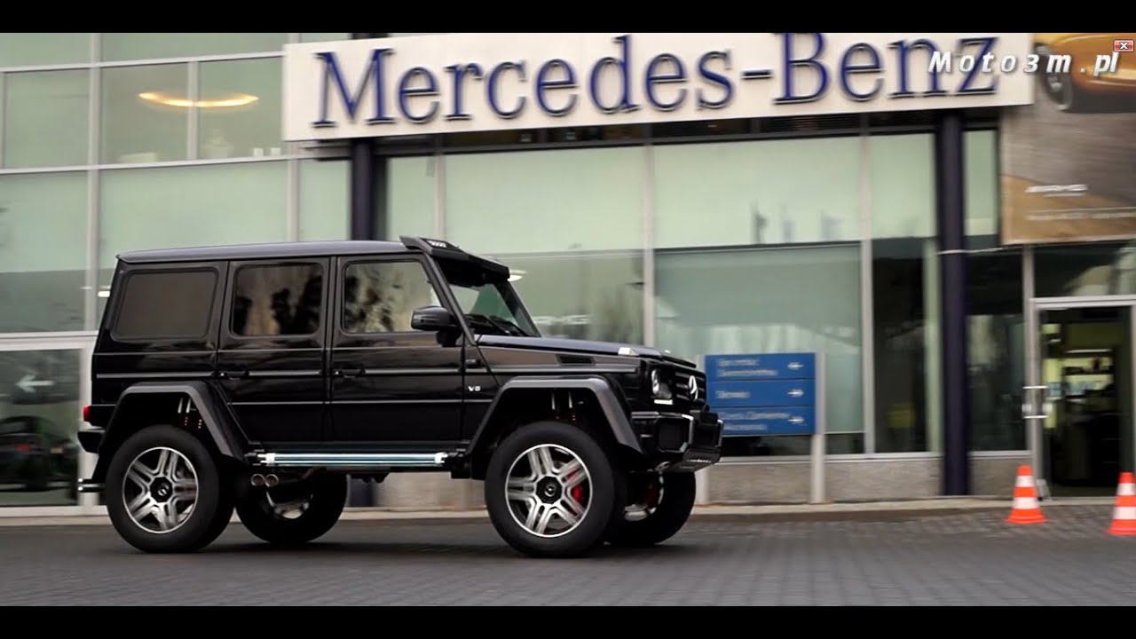 Pierwszy sprzedany Mercedes G500 4×4² w Mercedes-Benz BMG Goworowski - YouTube