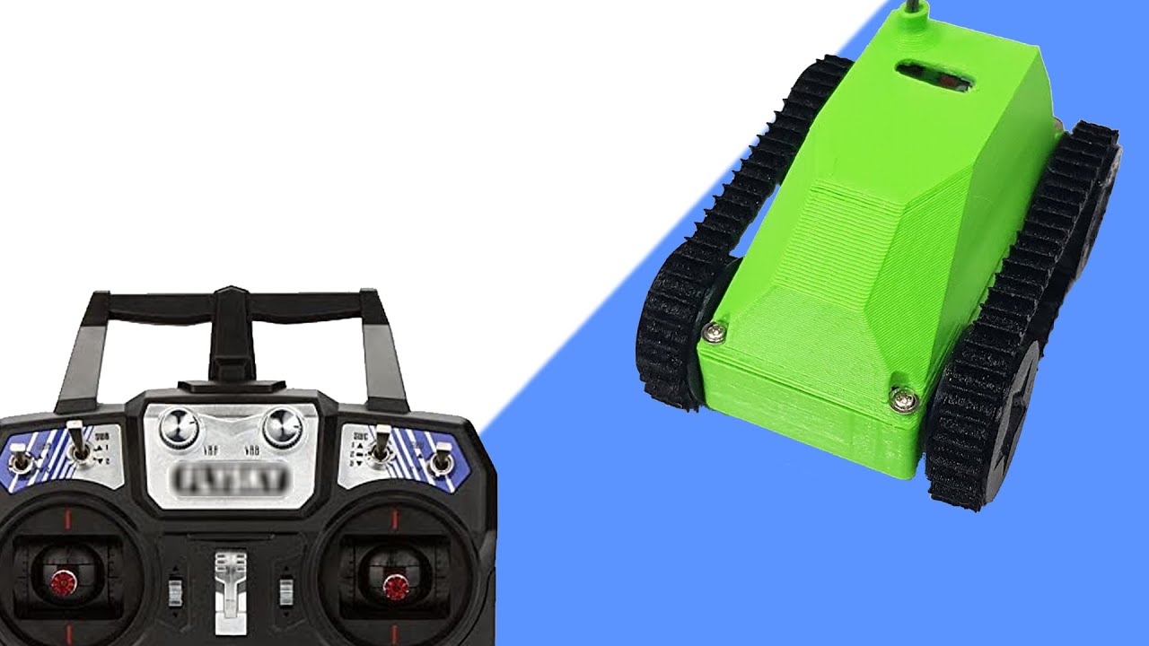 How to make 3d printed tank mini V1 - RC Version - YouTube