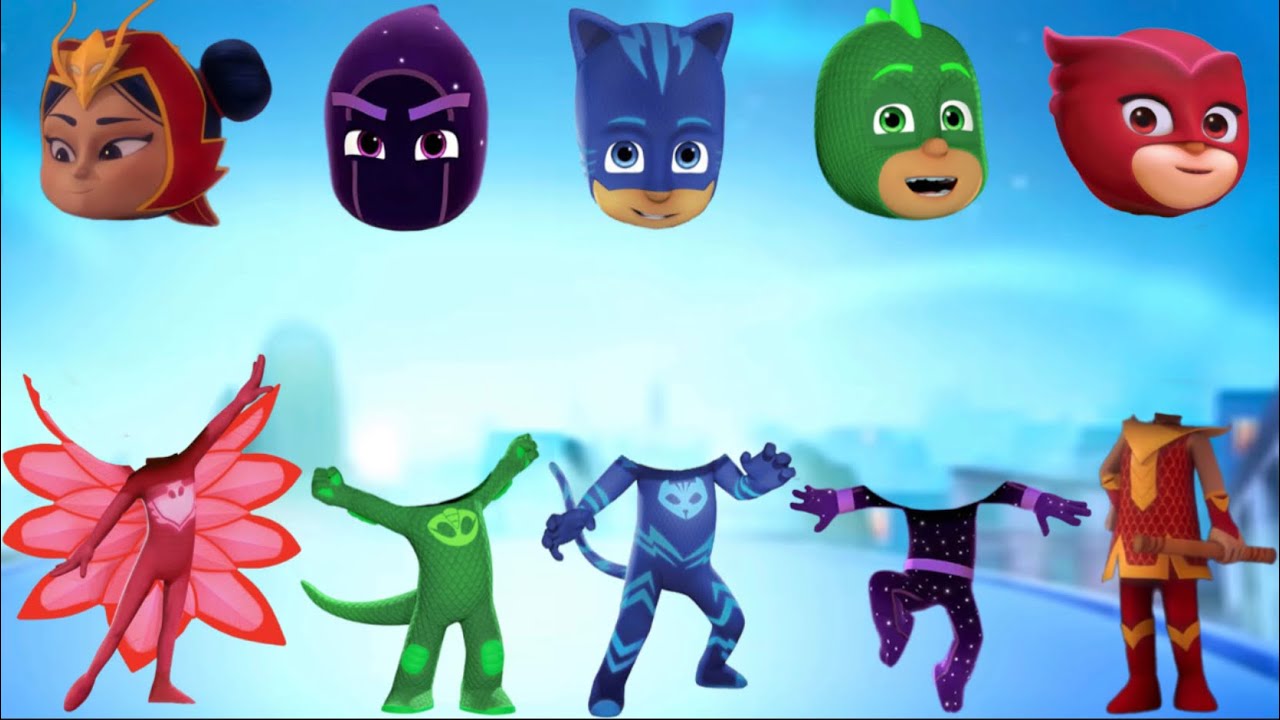 PJ Masks | Match The Head | Video For Kids - YouTube
