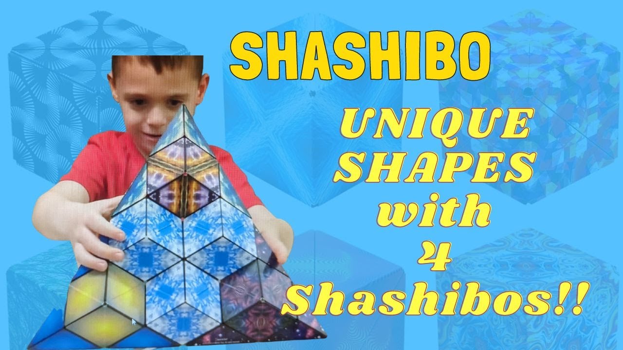 Creating Unique Shapes with Four Shashibo Cubes - YouTube