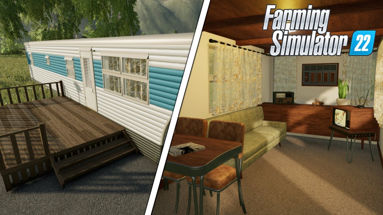 FS22 - Retro Camping Home - Farming Simulator 2022 ROLEPLAY Placeable ...
