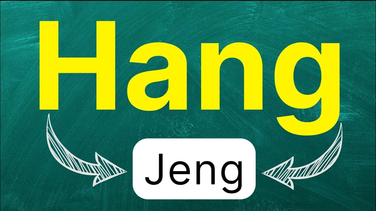 Cómo pronunciar: hang 'colgar' 'suspender' 'ahorcar' en inglés ...