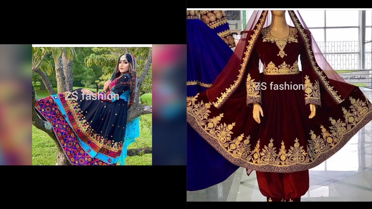 Afghan dress design//hazara dress collection - YouTube