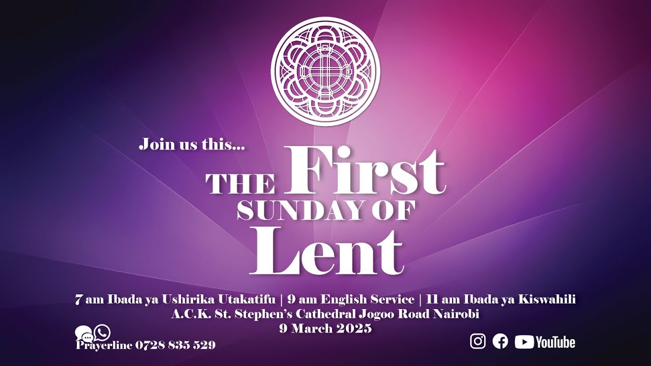 First Sunday of Lent | 9AM Service | 9th March 2025 - YouTube