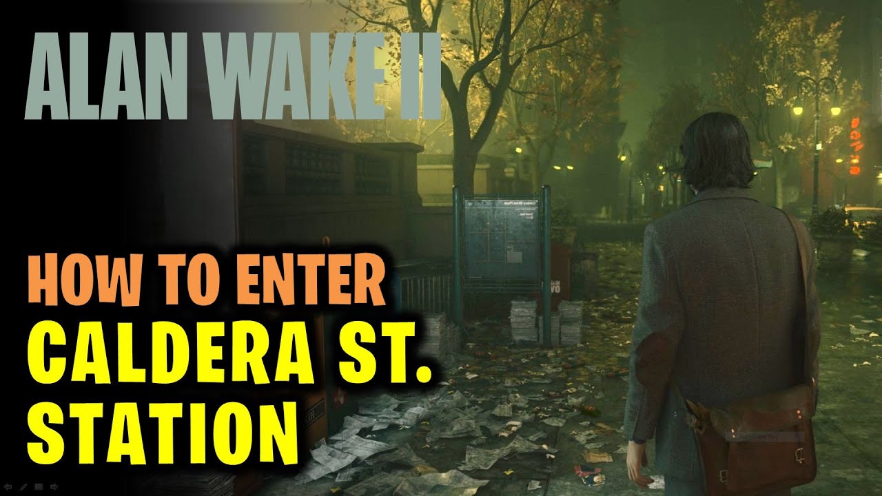 How to Enter Caldera St. Station | Alan Wake 2 - YouTube