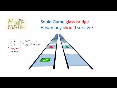 Squid Game glass bridge: how many should have survived? - YouTube