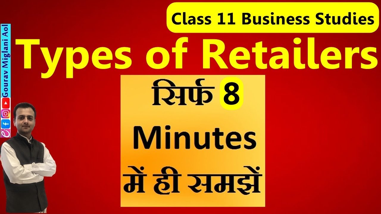 Types of Retailers, Types of Retail Trade Class 11 Business Studies ...