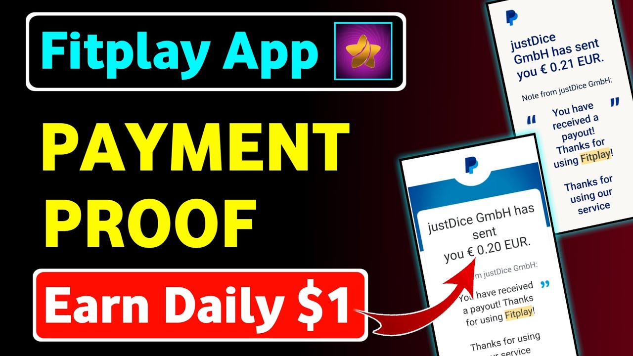 Fitplay App Payment Proof | Self Earning App - YouTube