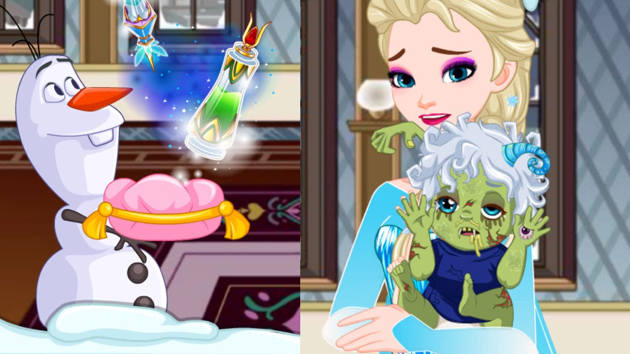 FROZEN Elsa`s Zombie Baby - YouTube