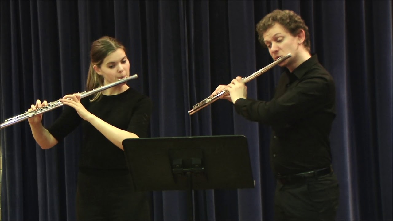 Silent Night (Flute Duet) The Young Flute Player - YouTube