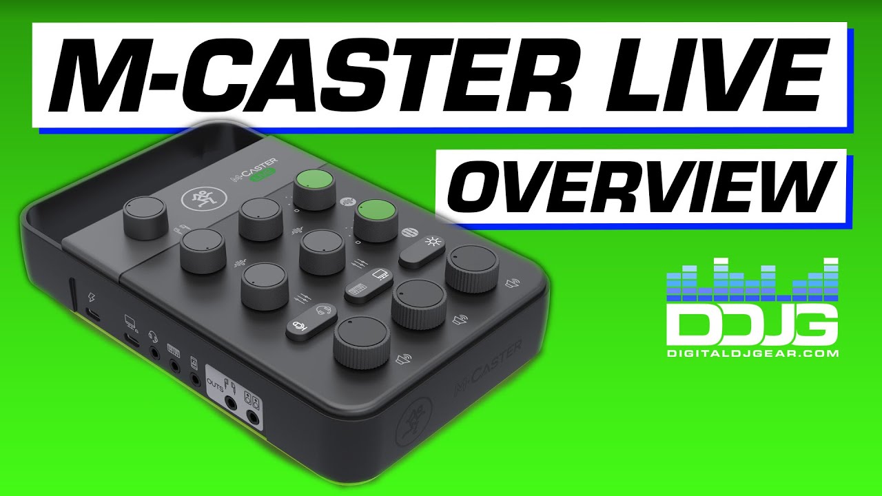 BRAND NEW Mackie M-Caster Live Product Overview - YouTube