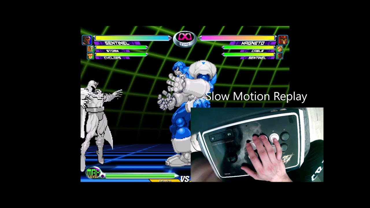 MvC2 - Sentinel Hands Cam Test 2 - YouTube
