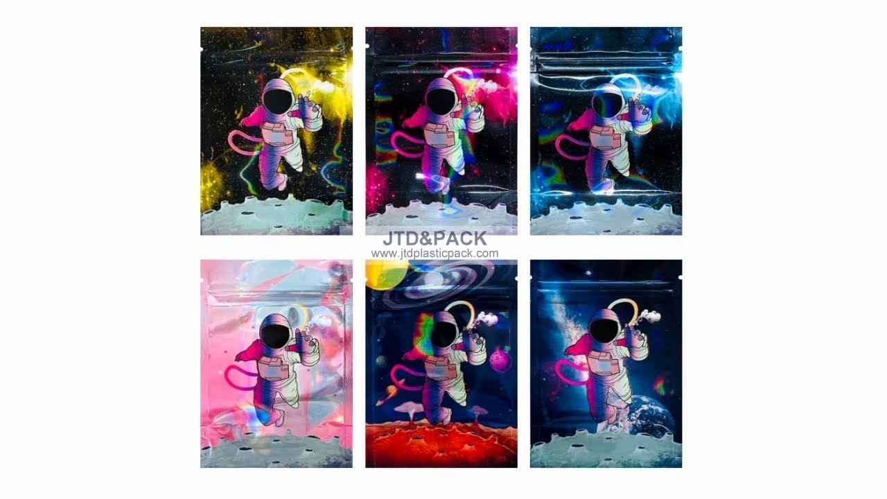 Custom mylar bag printing machine digital printer - YouTube