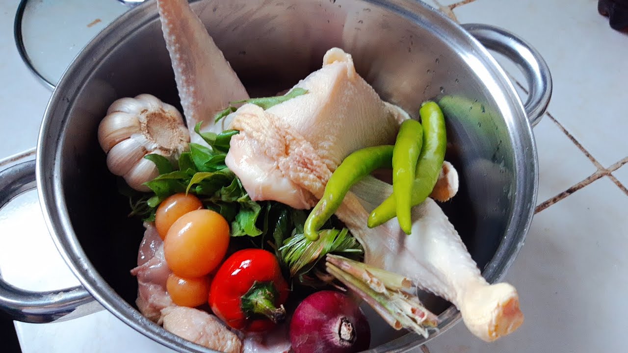 How to Cook a Whole Native Chicken Soup | Bisaya Dish | Easy Chicken ...