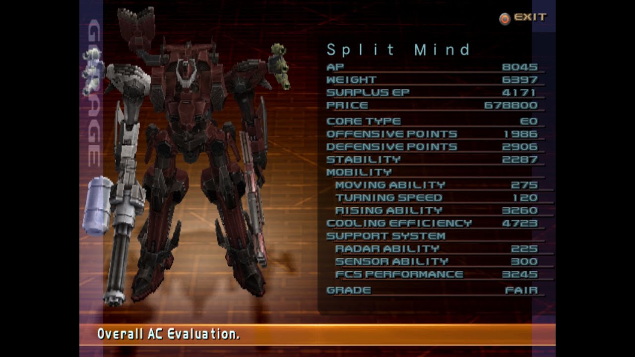 Armored Core AC Showcase - Split Mind (AC Silent Line) - YouTube