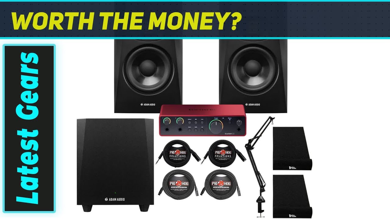 Adam Audio T5V & T10S Bundle: The Ultimate Studio Setup? - YouTube