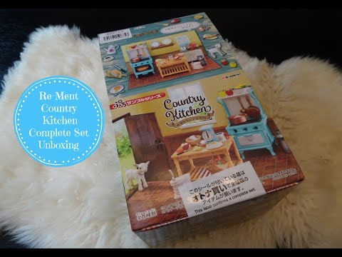 Re-ment Country Kitchen Complete Set Unboxing - YouTube