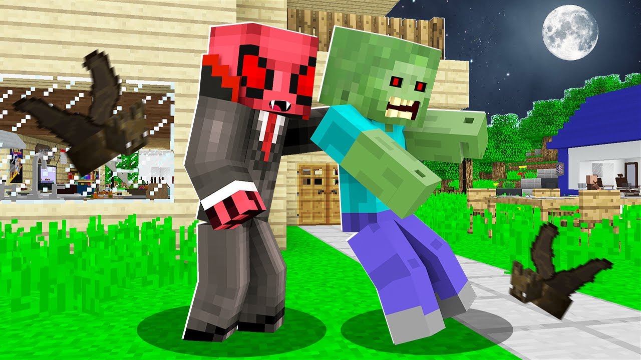 1 GÜNLÜĞÜNE VAMPİR OLMAK! 😱 - Minecraft - YouTube