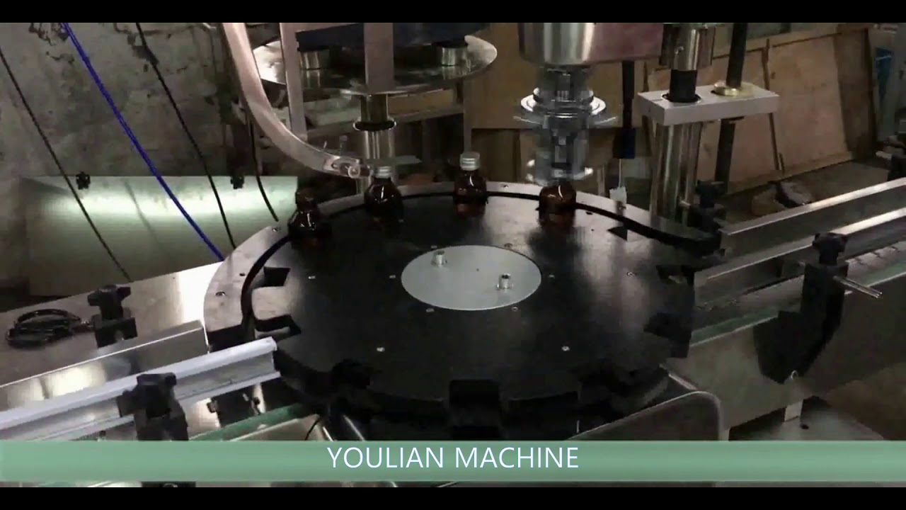 How To Use Rotary Capping Machine For Brown Caps Crimper,Automatic ...