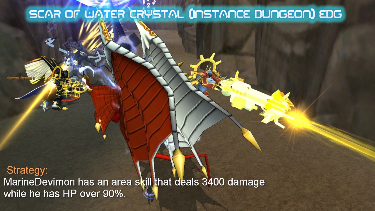 Tutorial How to complete Scar of Water Crystal EDG Holy Dungeon Digimon ...