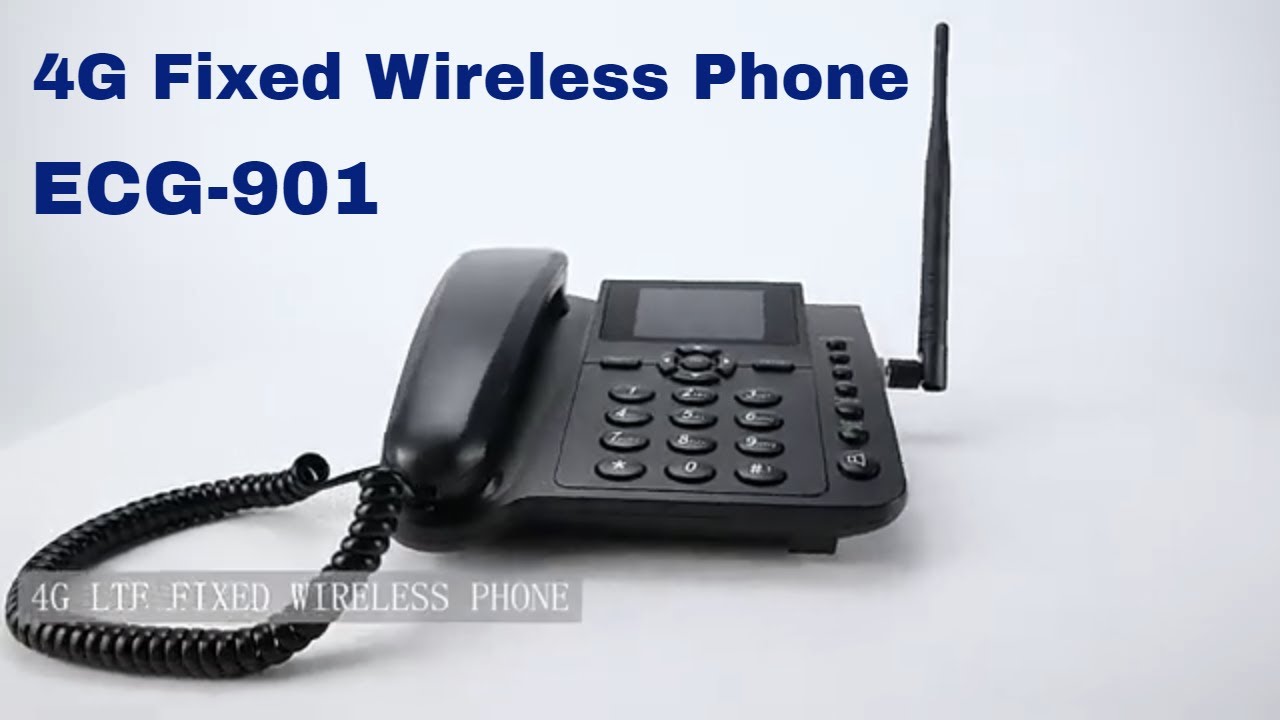 4G Fixed Wireless Phone Desktop Cordless Telephone Support VOLTE Dual ...