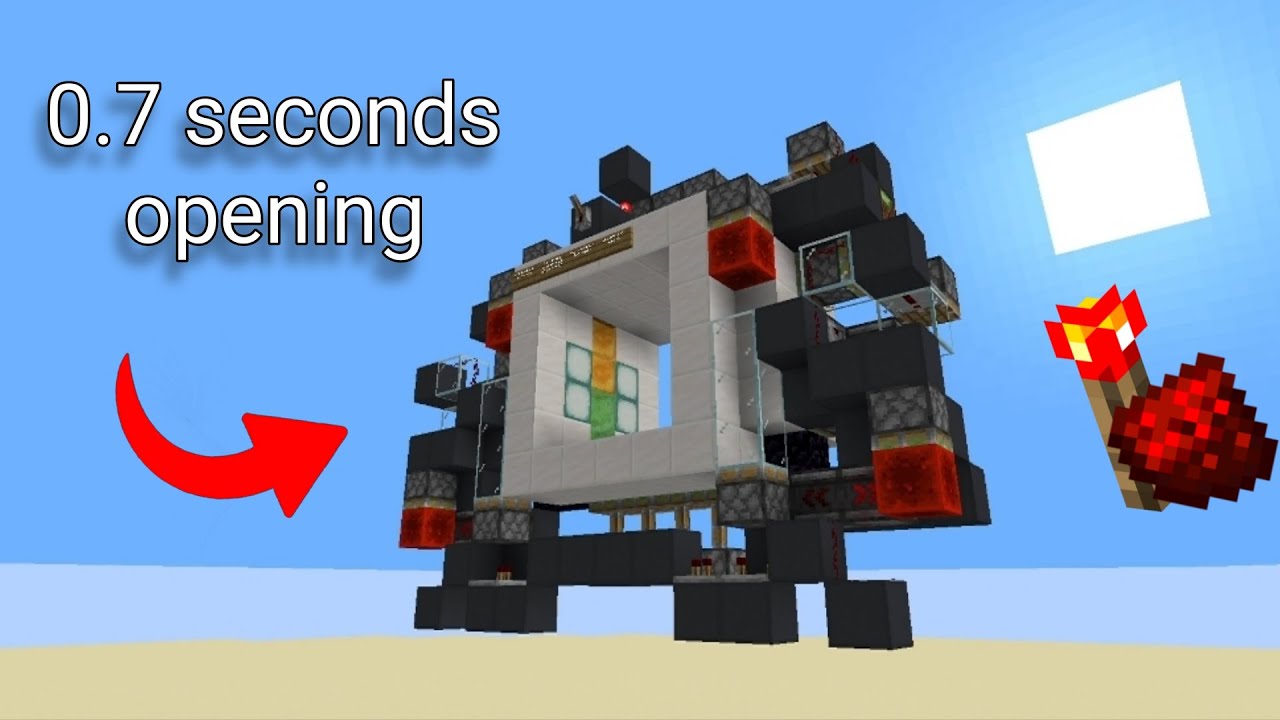 Minecraft 4x4 Slime & Honey door showcase– Super Fast 0.75s (Java ...