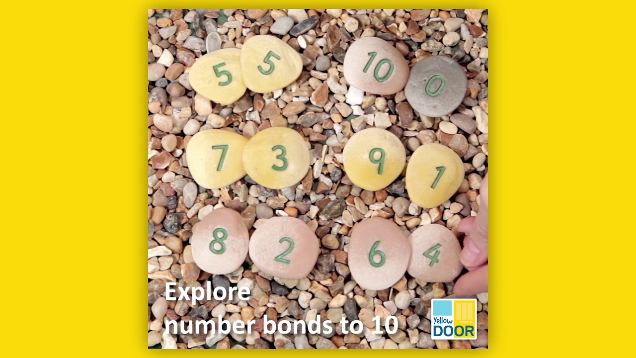 Number Pebbles Number Bonds to 10 - YouTube