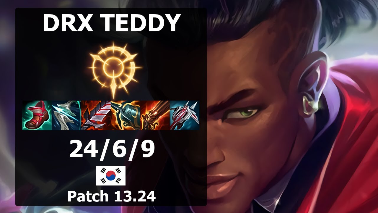 DRX Teddy Lucian ADC vs Varus| Patch 13.24 KR Challenger - YouTube