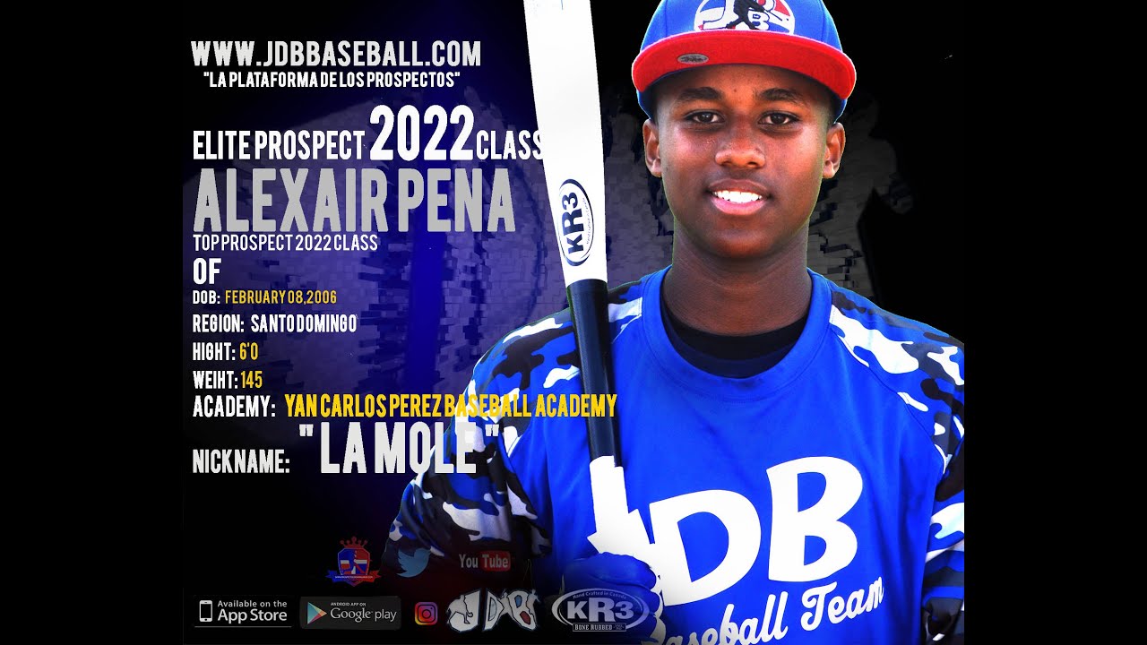 Alexair Pena OF 2022 Class From (Yan Carlos Perez Baseball Academy)Date ...