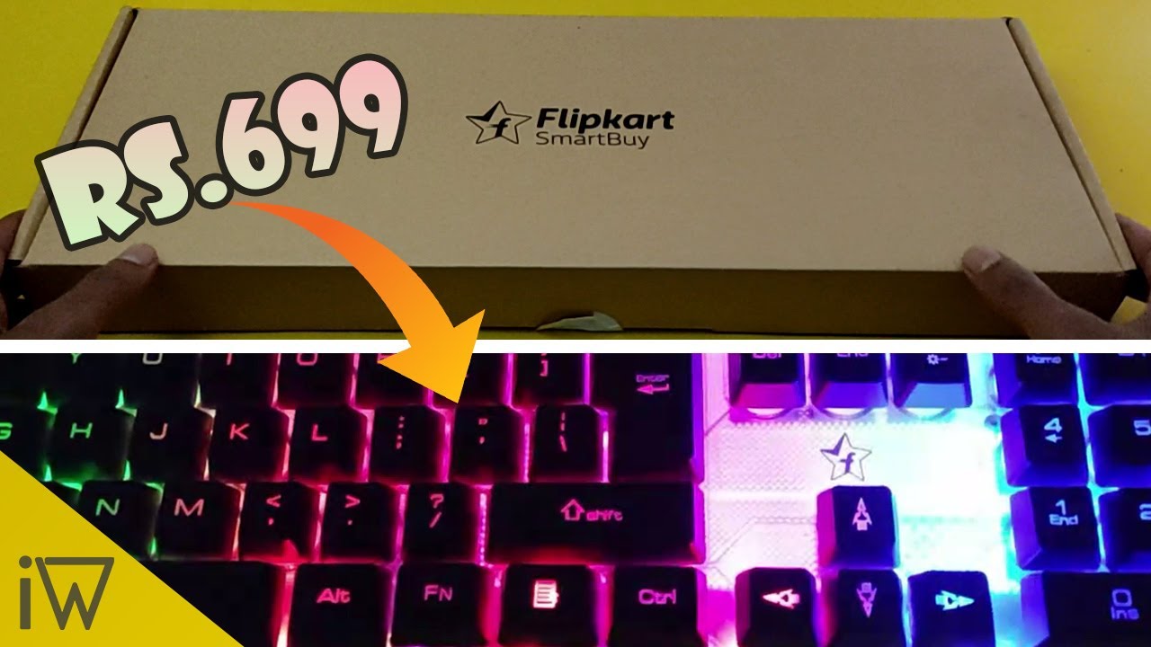 Flipkart RGB Gaming Keyboard Smartbuy PK29 | Unboxing & Review - YouTube