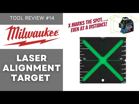 Milwaukee Laser Alignment Target 48-35-1111 - Best Target I have used with my Bosch Laser Level?
