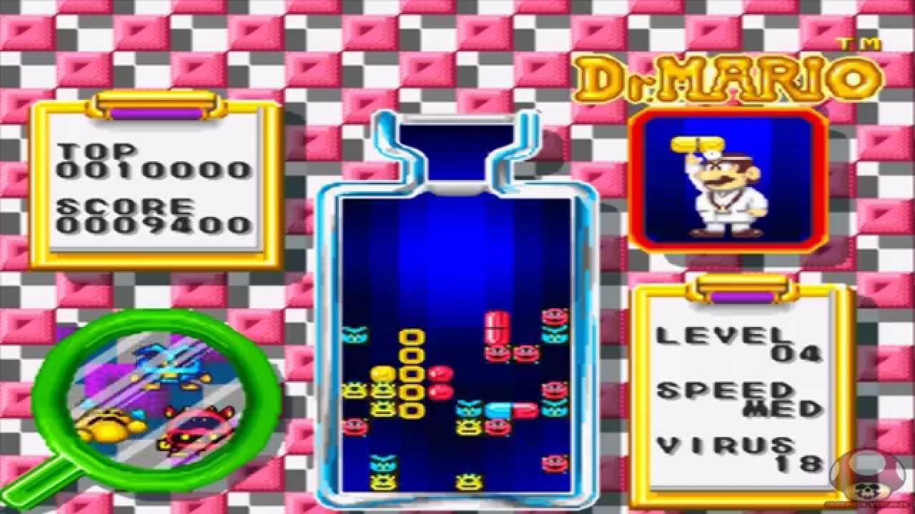 Gameplay: Dr. Mario (Super Nintendo) - YouTube