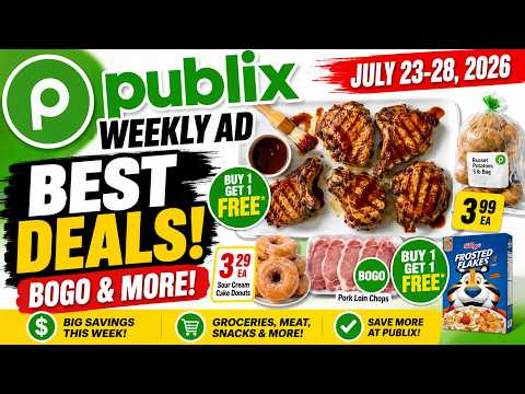 🇺🇸 Publix Weekly Ad July 23–28, 2026 | BOGO Deals, Grocery Savings & Best Weekly Offers