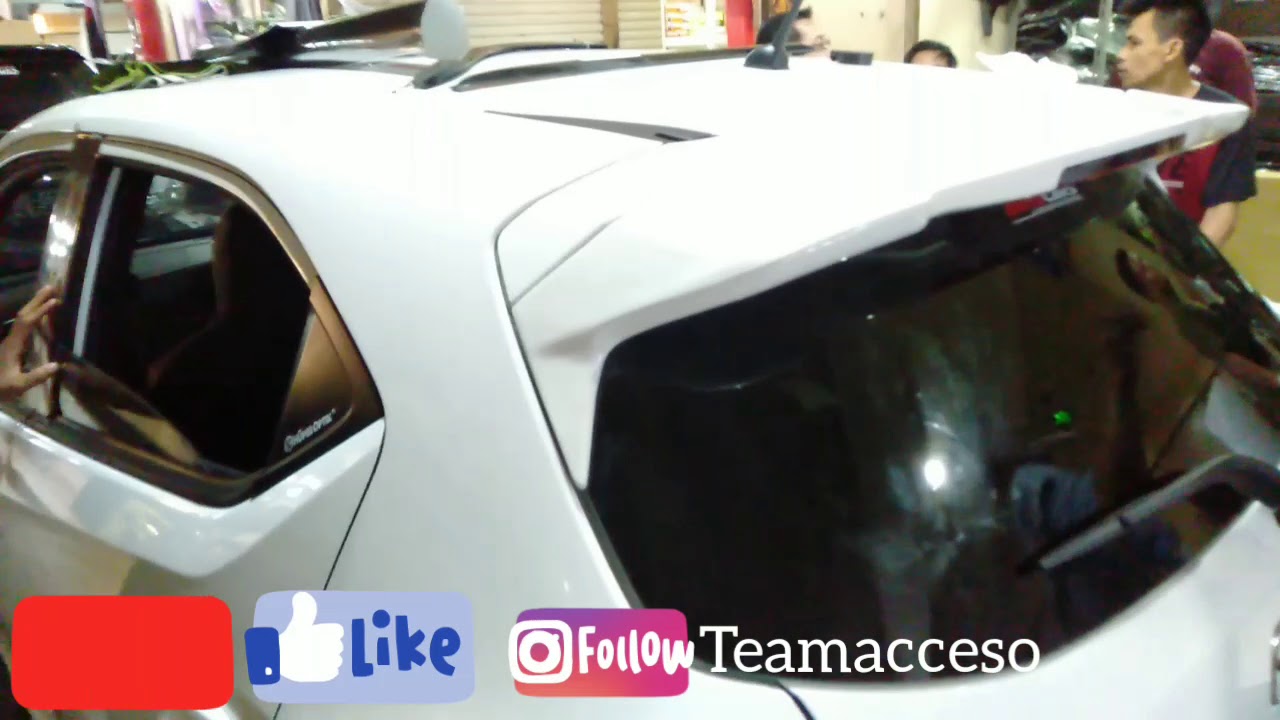 Proses pemasangan spoiler all new brio 2018-2019 - YouTube