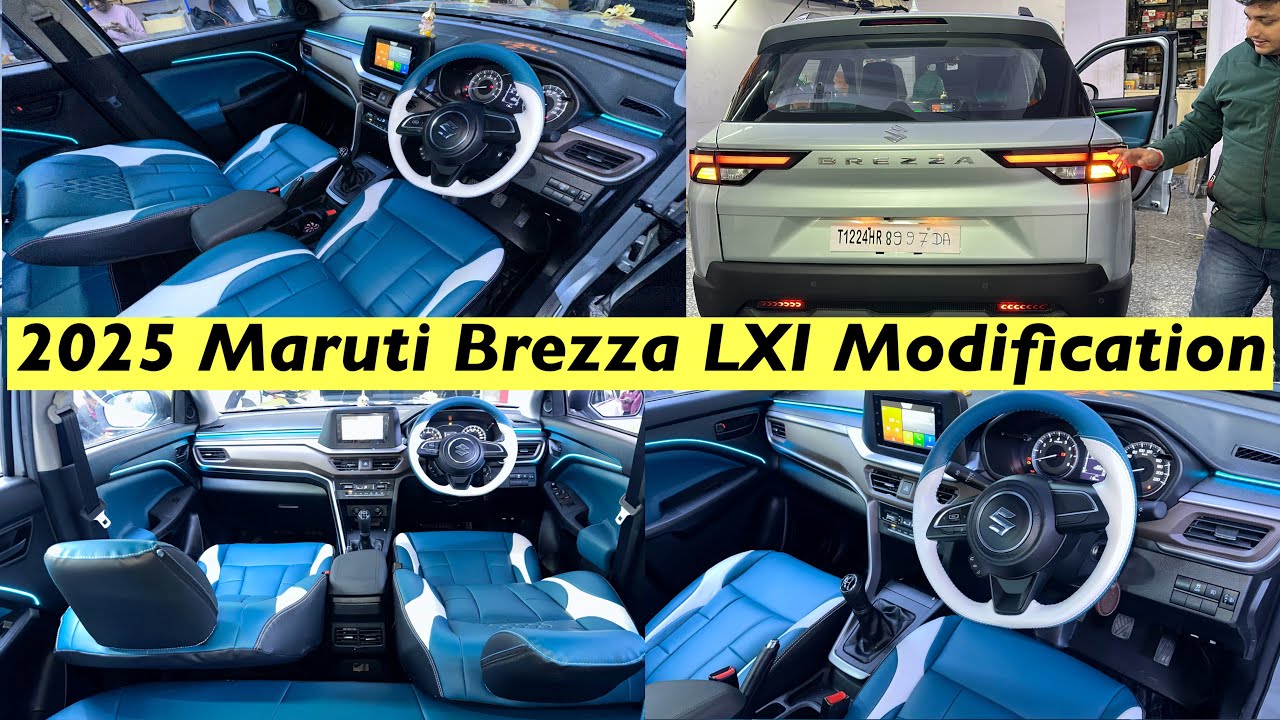 2025 Maruti Brezza LXI Modification | Brezza 2025 Base Model ...