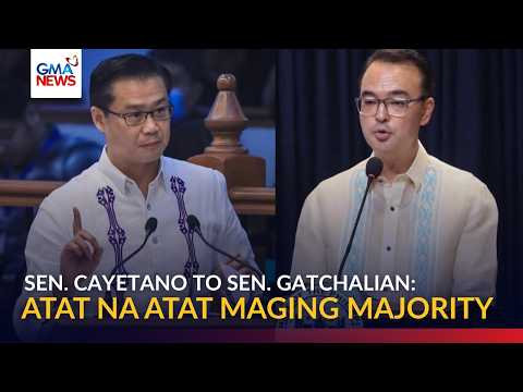Sen. Alan Cayetano, may buwelta kay Sen. Win Gatchalian at sa Gatchalian bloc | GMA News