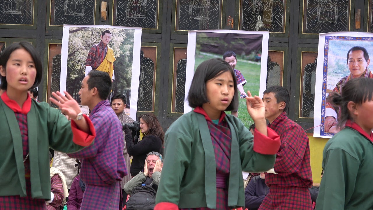 Rigsar Crane Dance Bhutan v1 - YouTube
