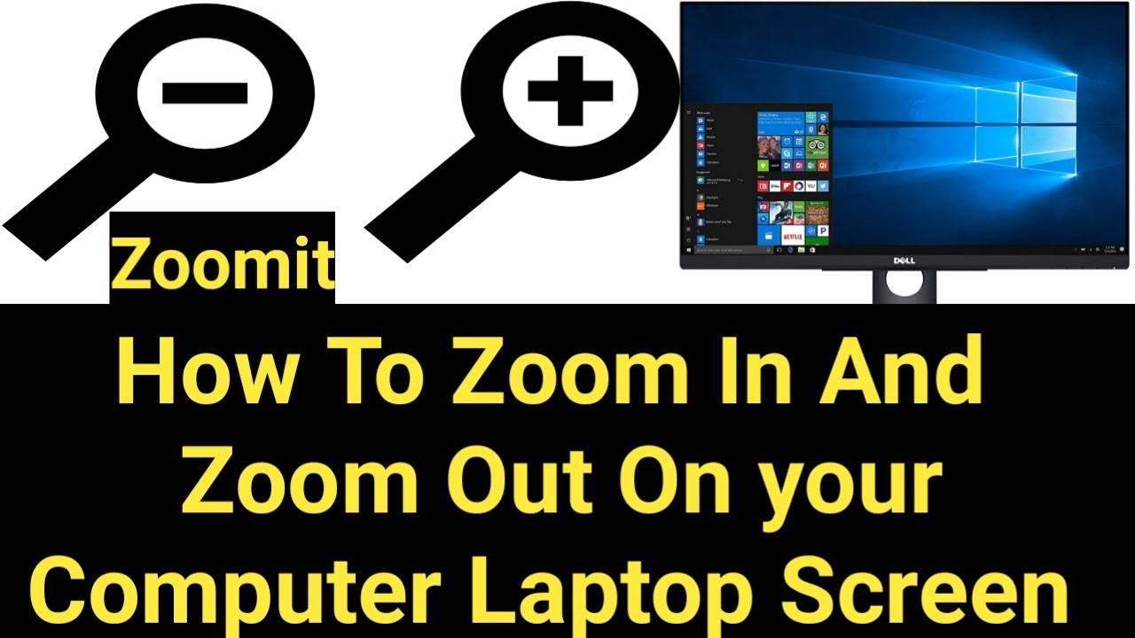 How to Zoom in and out on your computer laptop screen.कंप्यूटर स्क्रीन ...