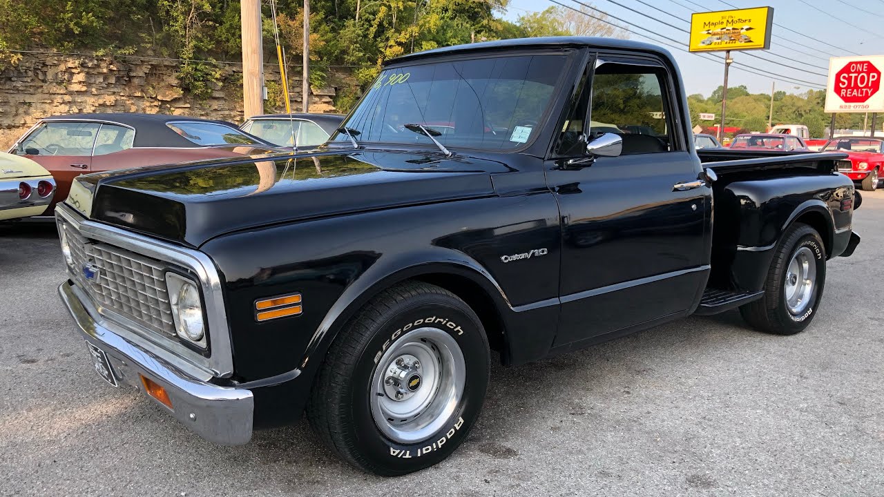 Test Drive 1971 Chevrolet C-10 Stepside SOLD $16,900 Maple Motors #747 ...