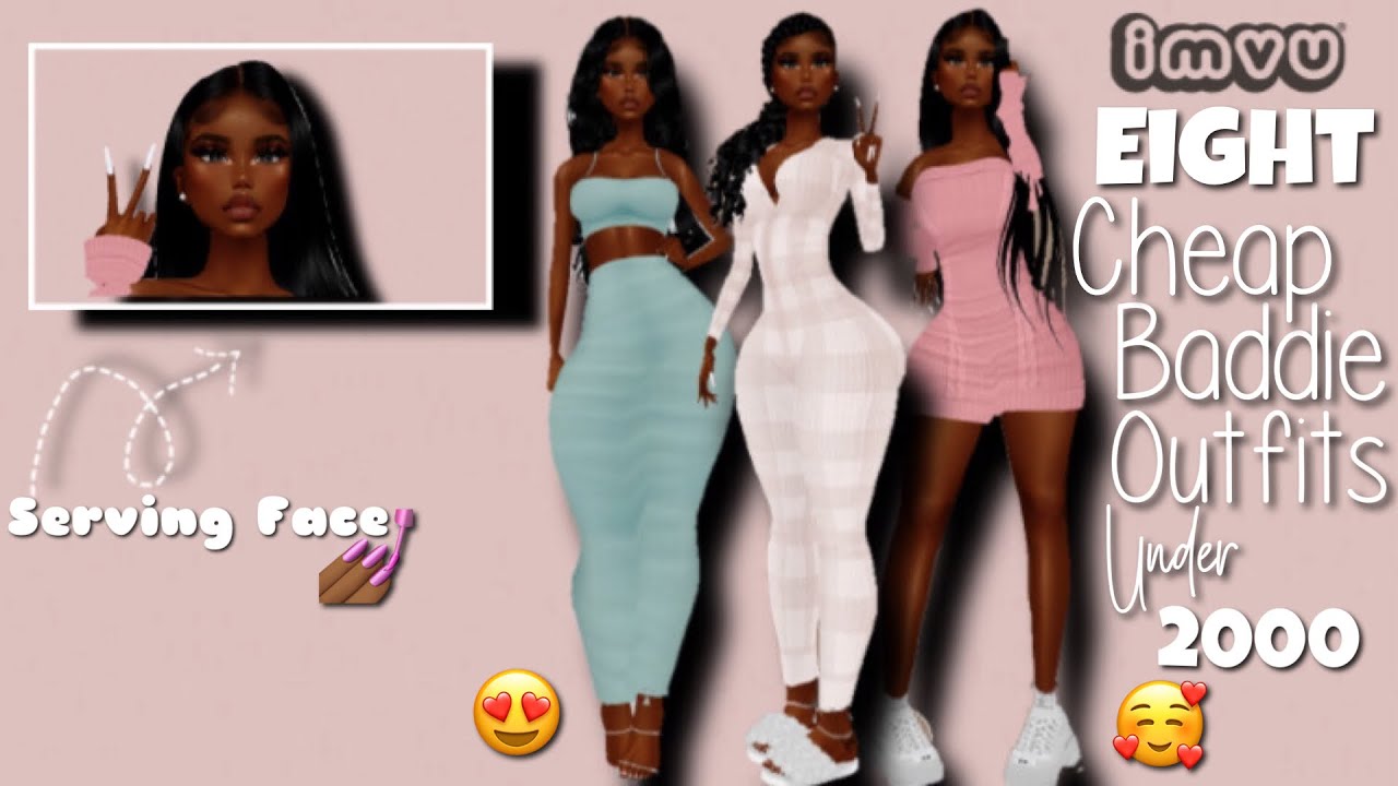 Imvu I Eight Baddie Outfits Under 2000 Credits Fall Edition I Sayvanna Youtube