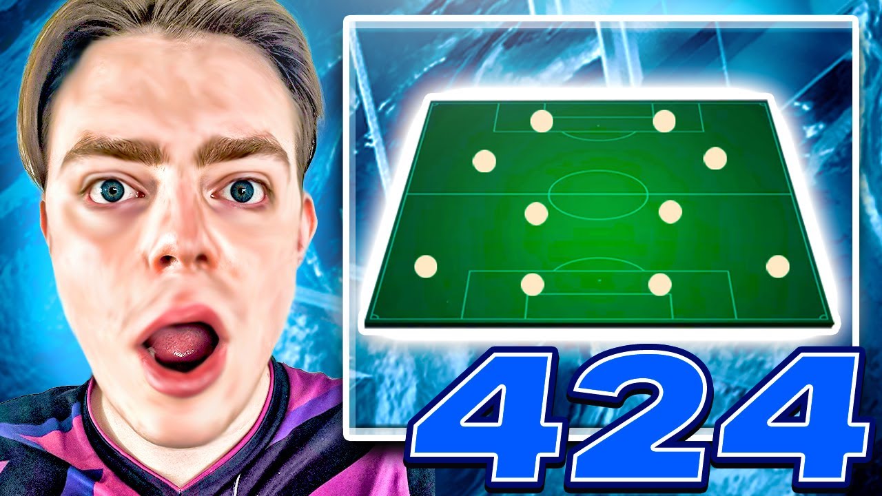 This 424 is ACTUALLY OVERPOWERED in EAFC 24🎯 Best Custom Tactics ...