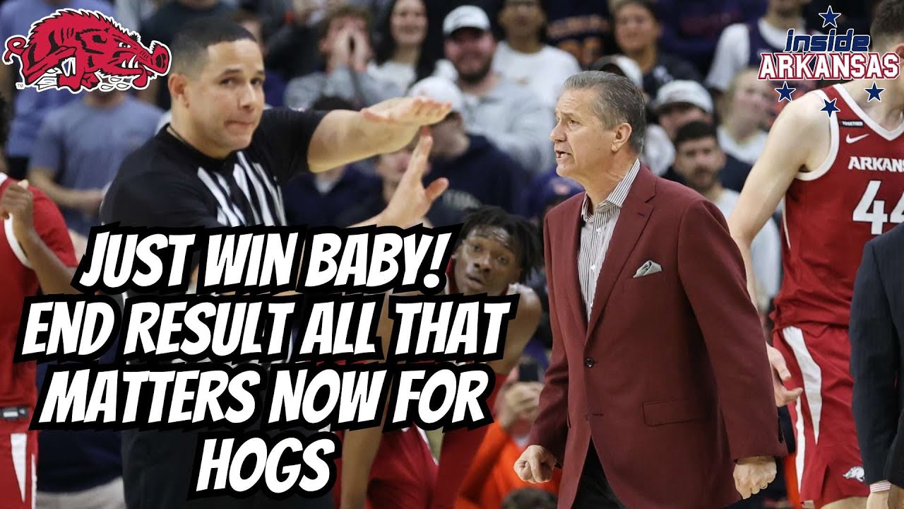 Just Win Baby! End Result All That Matters Now For Hogs - YouTube