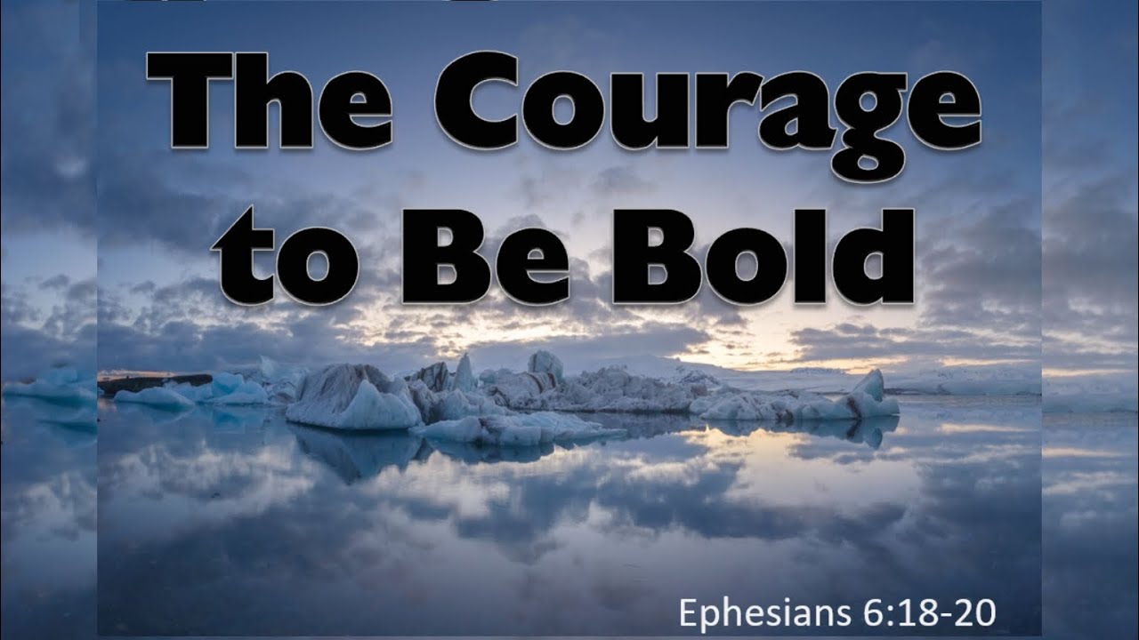 The Courage to be Bold - Robert J. Shiflet - YouTube