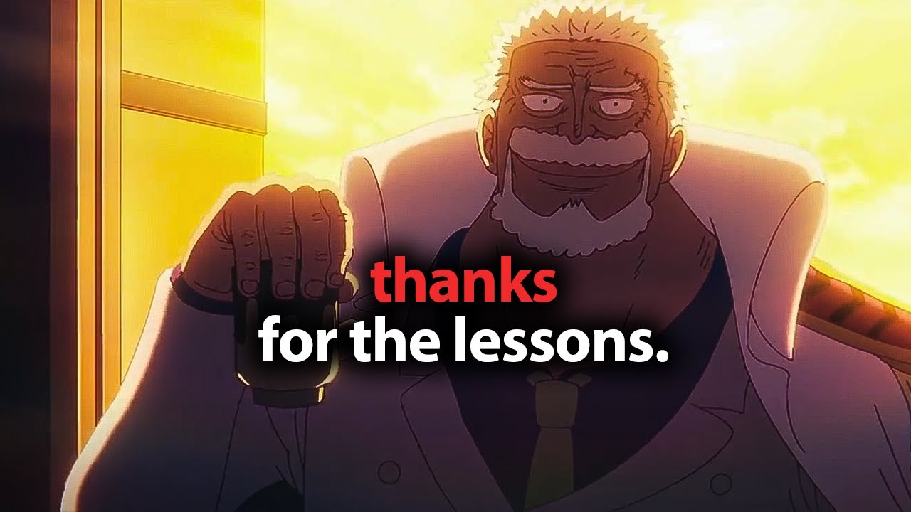 Garp’s Philosophy in One Piece: 3 things for Real-Life Success - YouTube