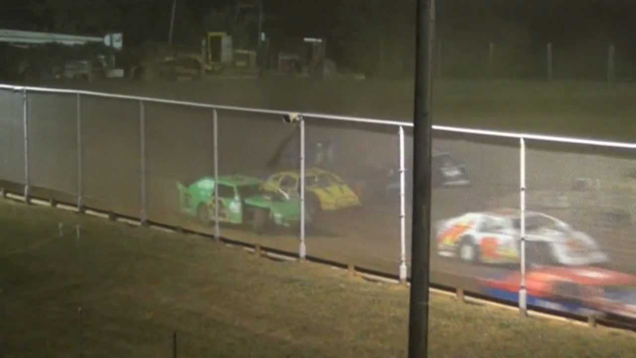 Ohio Valley Speedway Modified Feature Highlights 8-25-2012 - YouTube