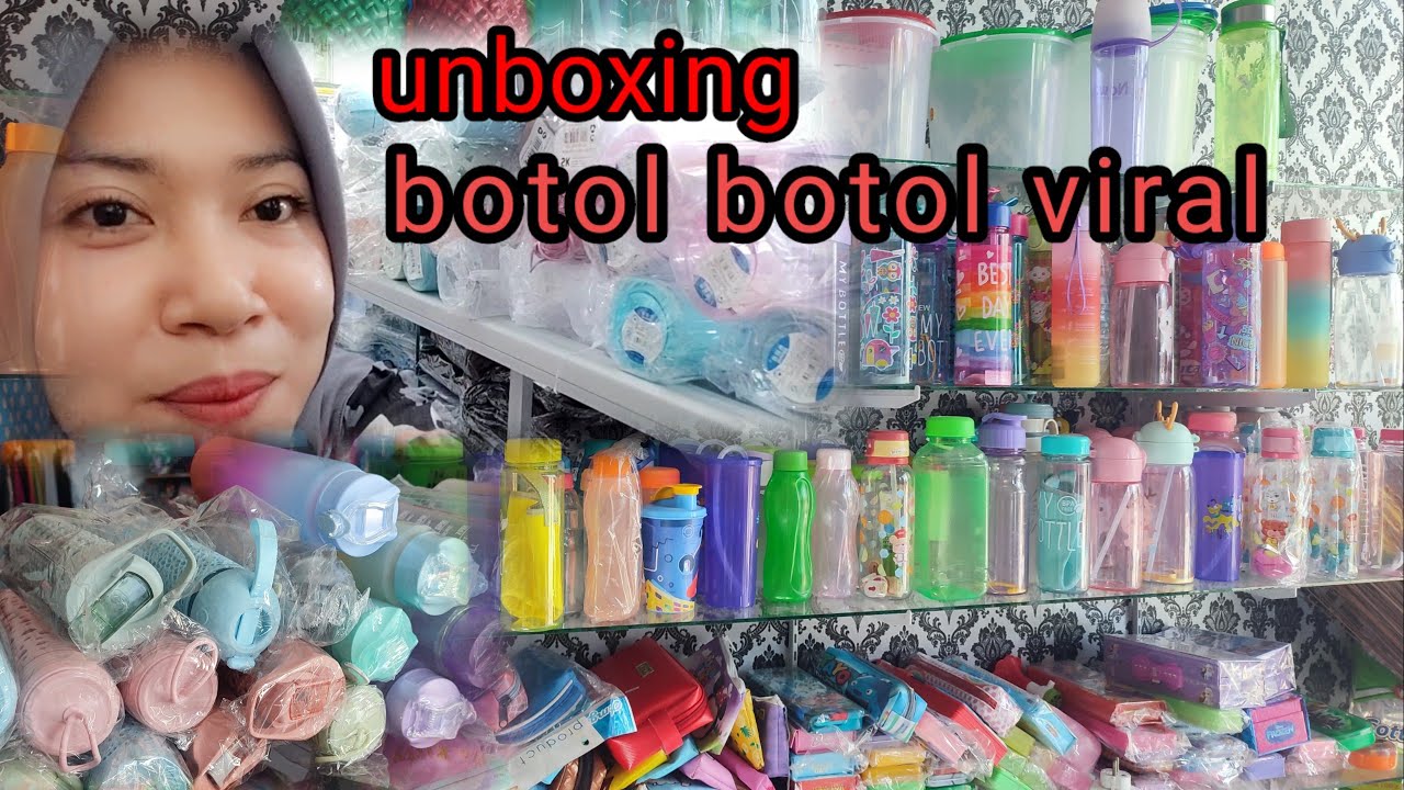 unboxing dan review botol botol cantik yang lagi viral - YouTube