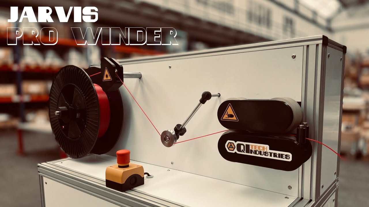 QiTech Pro Winder - Intelligent 3D-Printer-Filament Maker - YouTube