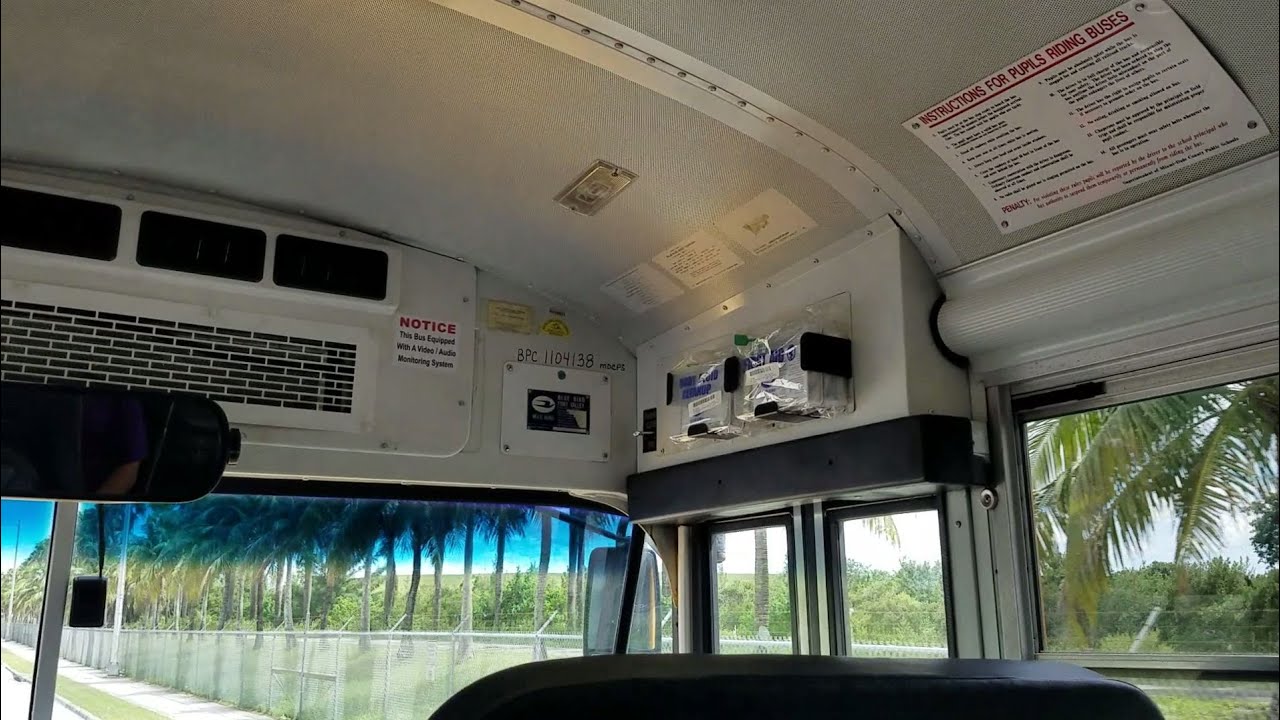 Miami Dade District School Bus BlueBird Vision 2013 PM route #32125 ...