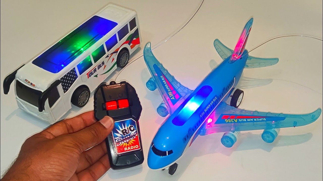 Rc Airplane & Rc Bus Unboxing | airplane | aeroplane | Rc Bus | caartoy ...